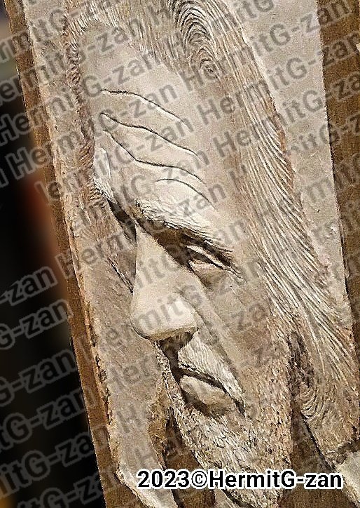 至高のジャズピアニスト『ビル・エヴァンスの肖像、彩色レリーフ』並びに筆者HermitG-zanのジャズ関連著作 The creative process of the relief ...