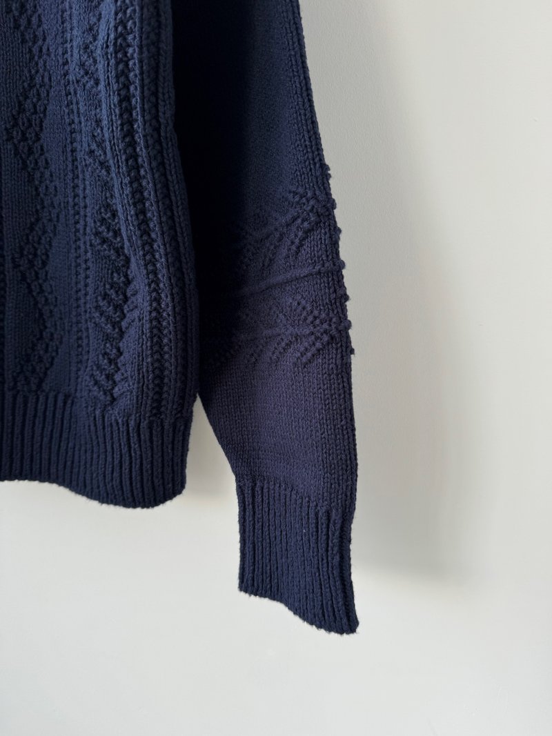 COTTON GUERNSEY SWEATER ②｜UKÉ