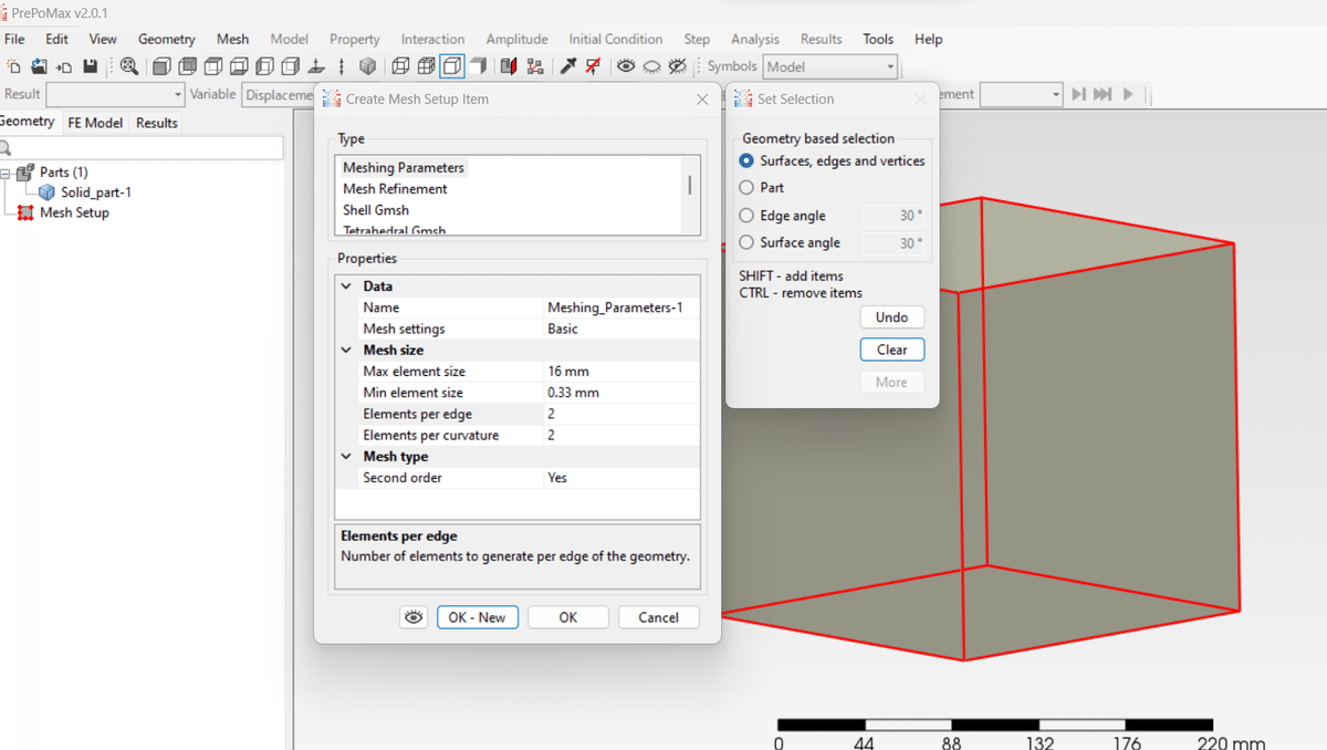 【PrePoMax】周波数応答解析やってみた｜物理・プログラミング・Python、Web制作・自己啓発
