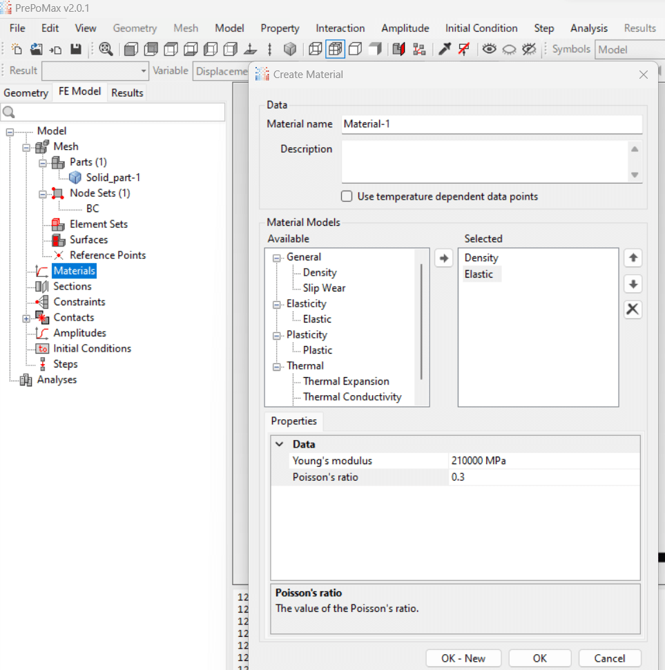【PrePoMax】周波数応答解析やってみた｜物理・プログラミング・Python、Web制作・自己啓発