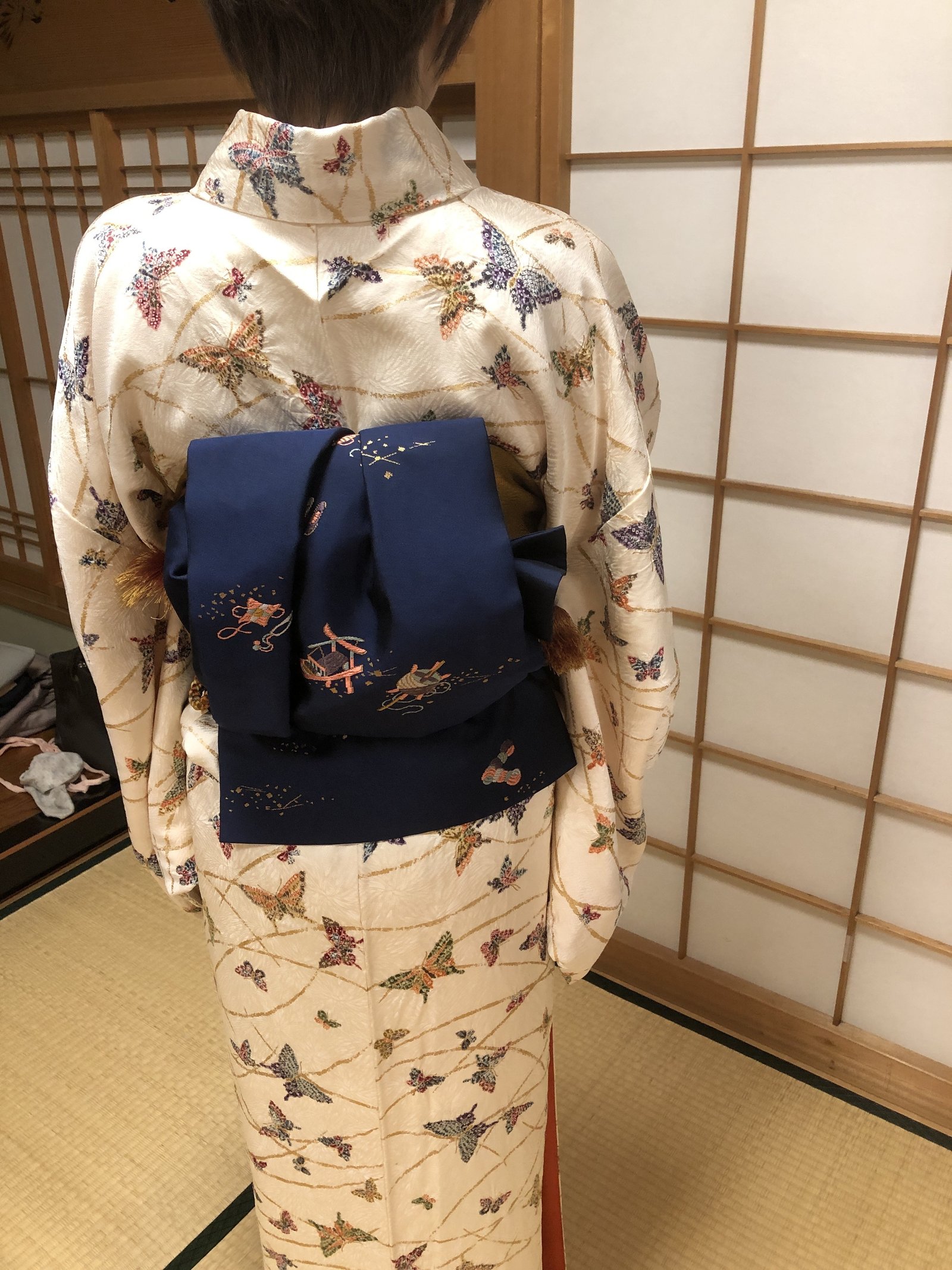 帯結び（雪割草）｜rie_mtc