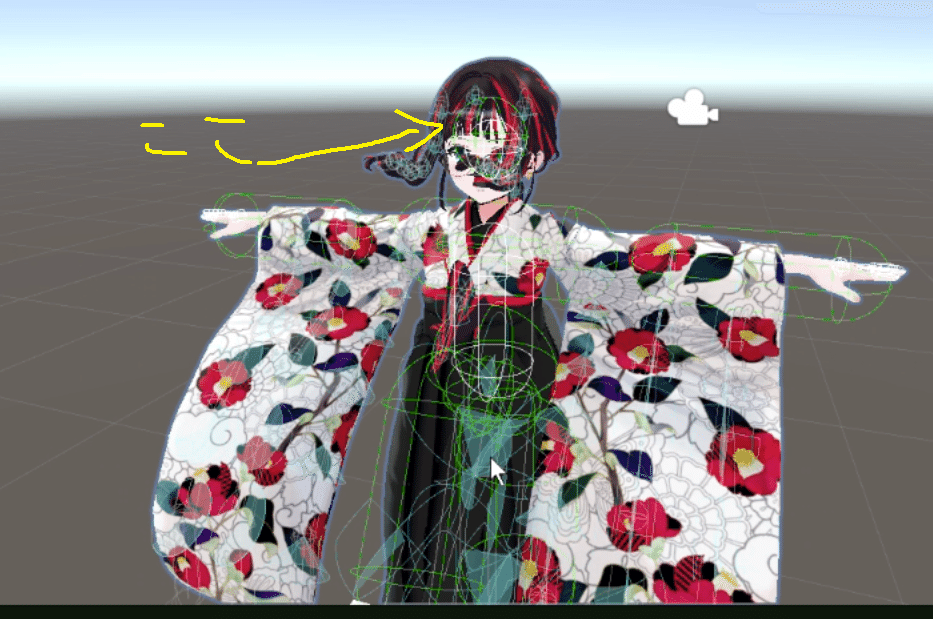 VRChat PhysBone 暴れる前髪をLimitsで可動範囲を狭めておさえる｜DoritosDontacos