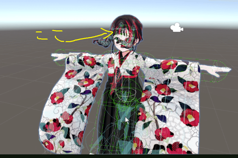 VRChat PhysBone 暴れる前髪をLimitsで可動範囲を狭めておさえる｜DoritosDontacos