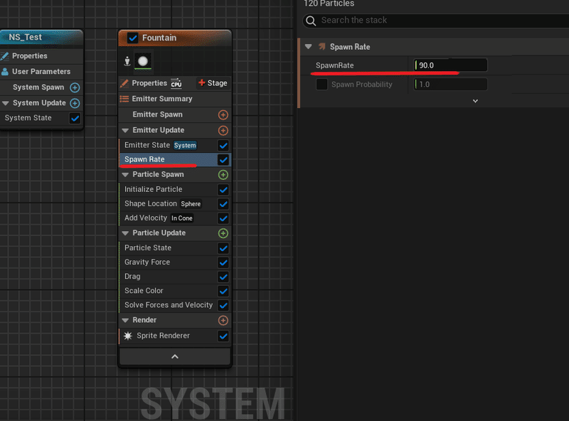 「入門」UE5/UEFNナイアガラの基本（Particle Spawn-Initialize Particle-）Part3-1｜Takuya