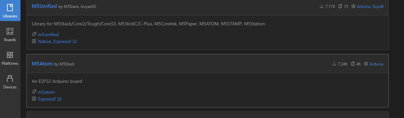 M5 ATOM Lite RGBLEDを点灯させる。｜eTools研究所
