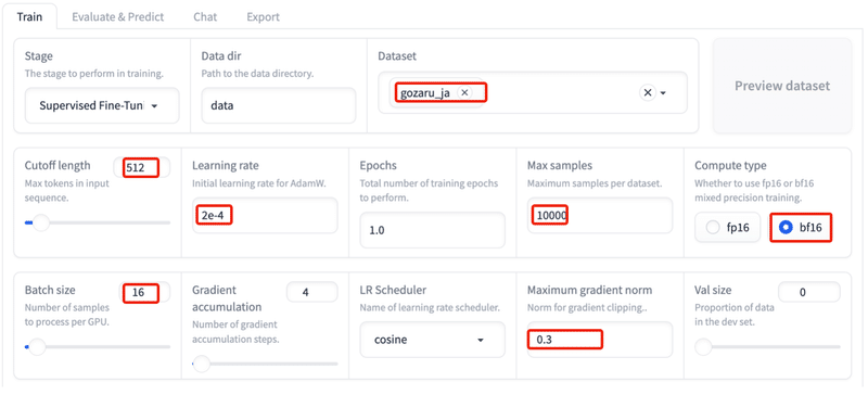 Google Colab で LLaMA-Factory を試す｜npaka