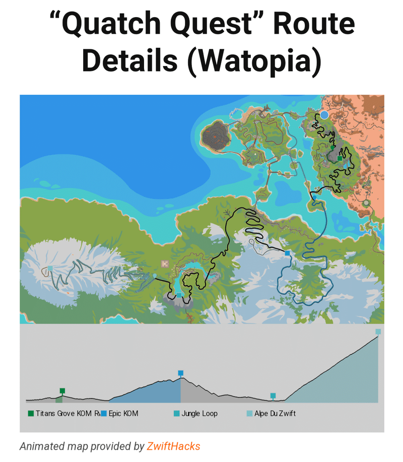 Zwift定例 Quatch Quest｜Akira_Machida