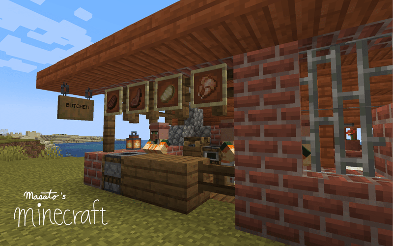 【マイクラ日記#4】肉屋開店【Minecraft JAVA1.20】｜まさと
