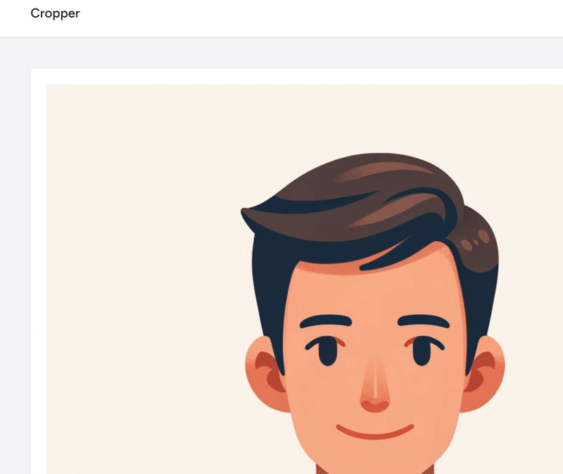 cropper.js + react + inertia.js (cropper-react) で画像クロッピングアプリを作る｜mocotech