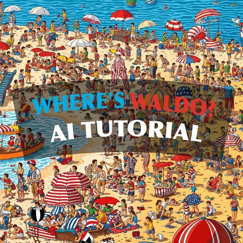 世界最速の会話AIを紹介"Where is Waldo "をテーマにしたAIイラストチュートリアル｜トレンドNews解説🌟＆ブロガー📝おでん太郎🍢【公式】