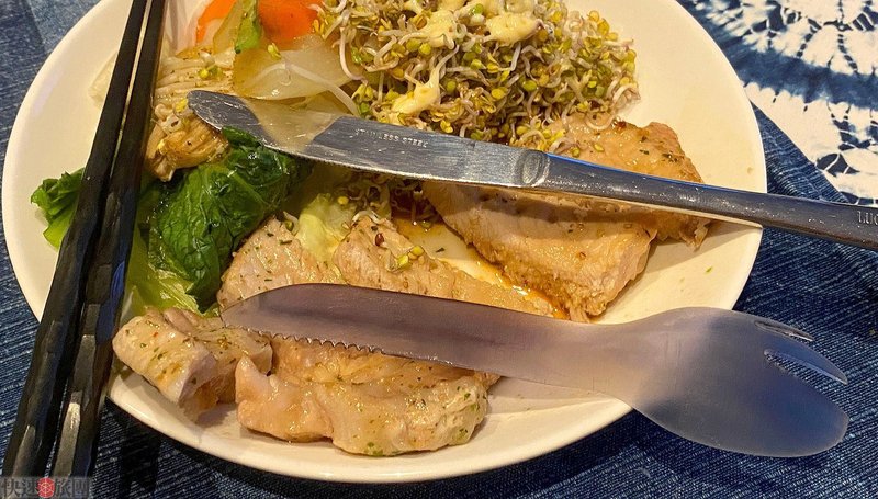 Spork MANでトンテキ斬り｜団長日誌