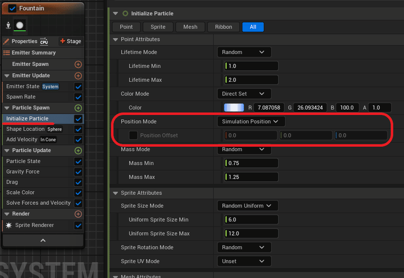 「入門」UE5/UEFNナイアガラの基本（Particle Spawn-Initialize Particle-）Part3-1｜Takuya