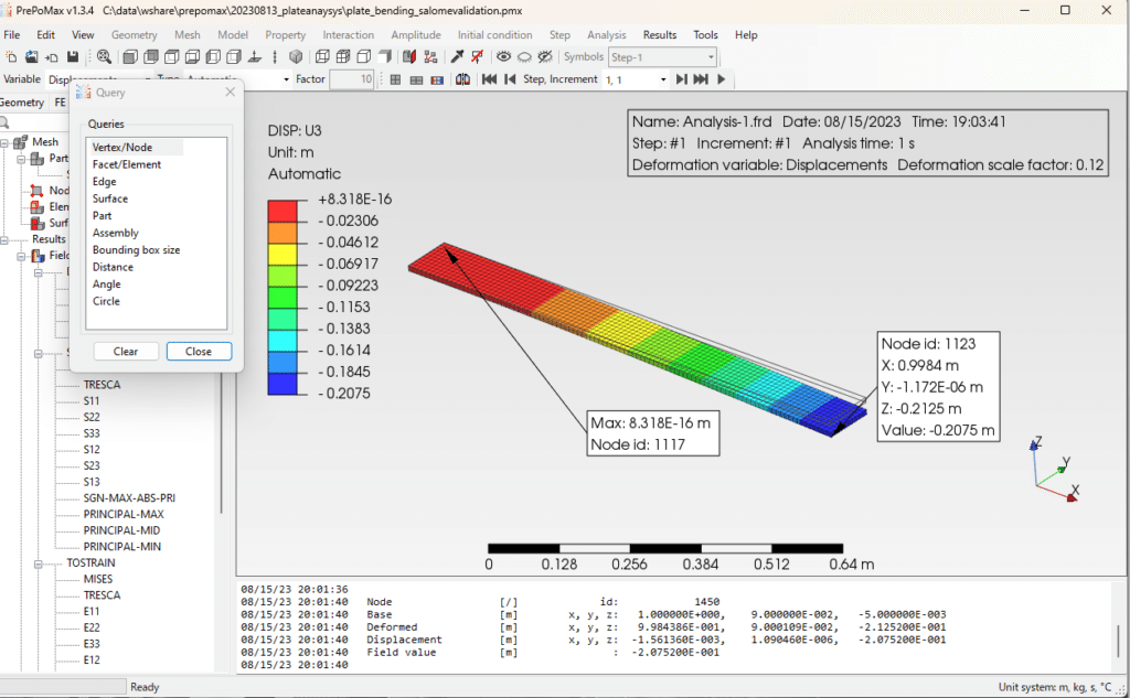 Prepomaxでシェル要素の解析をやってみた｜とある機械技術者のメモ帳