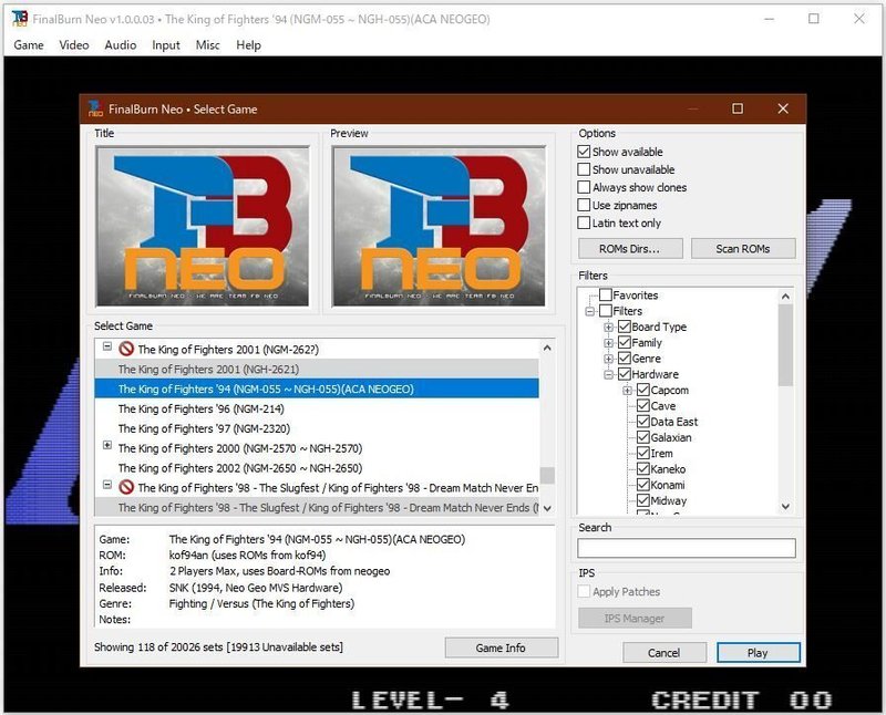 FBneo始めました｜しげる
