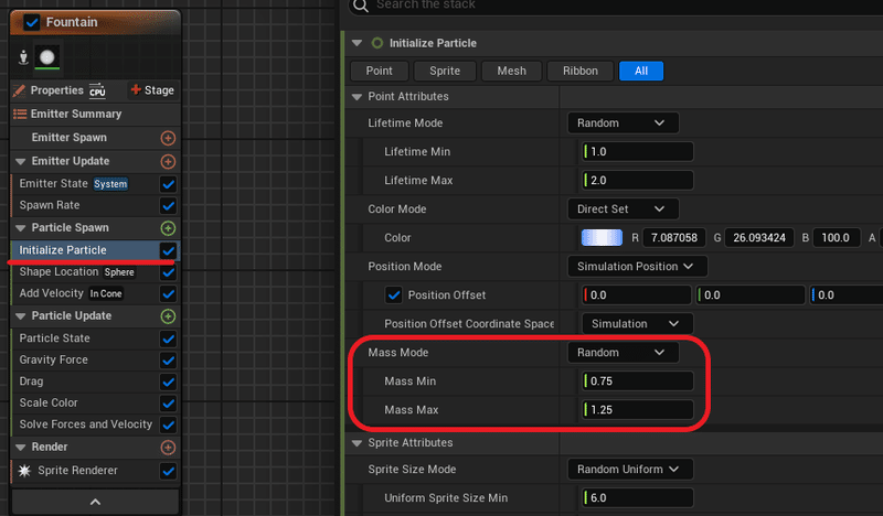 「入門」UE5/UEFNナイアガラの基本（Particle Spawn-Initialize Particle-）Part3-1｜Takuya