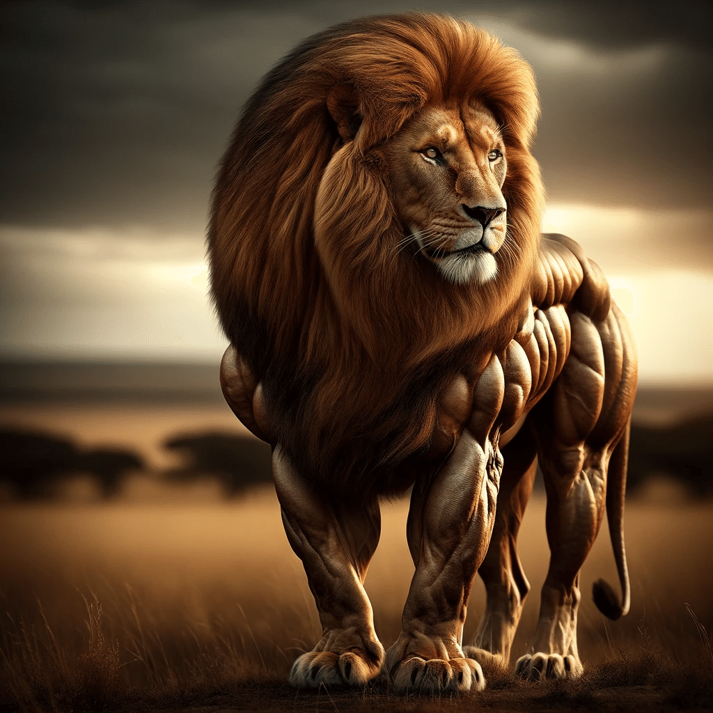 #9 マッチョな動物（DALL-E3）｜ワニック