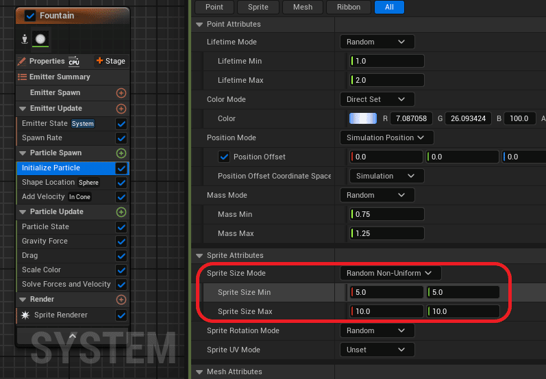 「入門」UE5/UEFNナイアガラの基本（Particle Spawn-Initialize Particle-）Part3-1｜Takuya