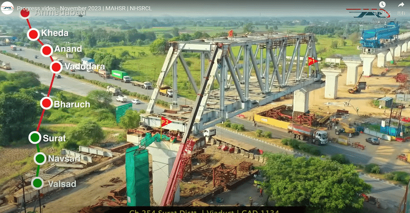 [インド高速鉄道]ムンバイ・アーメダバード間の高速鉄道プロジェクト(MAHSRプロジェクト) #8！｜世界のぽっぽや てつお