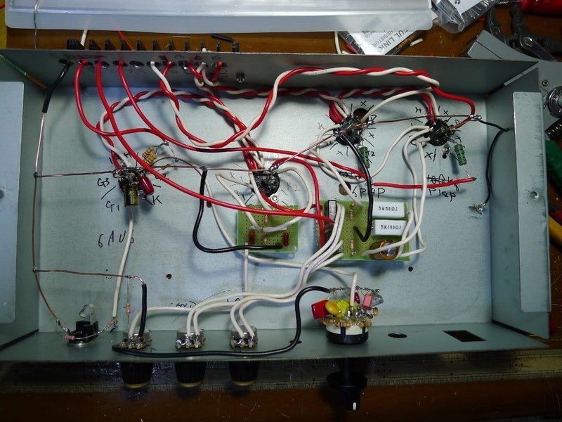 ほぼMATCHLESS DC30の製作 配線｜Lotus House Tube Amp