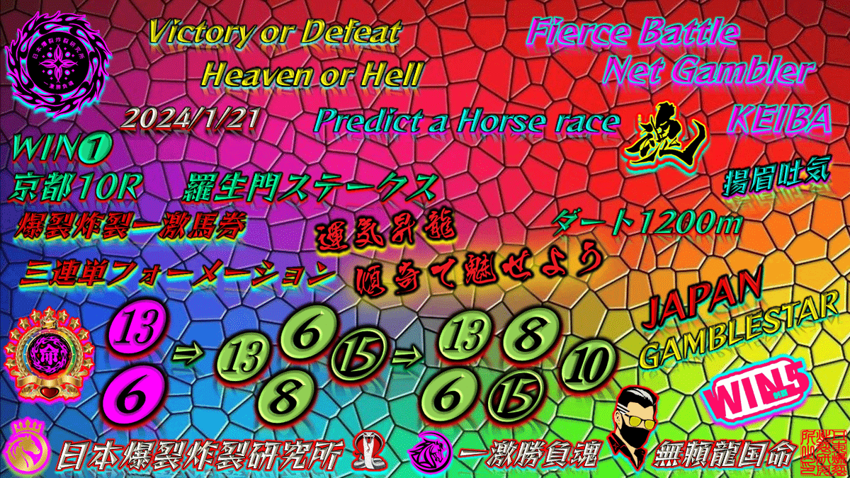 WIN5 1/21｜龍国 命