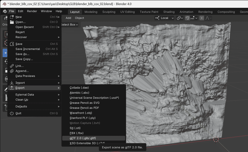 OBJをAEへ読み込む（Cinema4Dの起動 / BlenderでGLBへ変換）｜やす