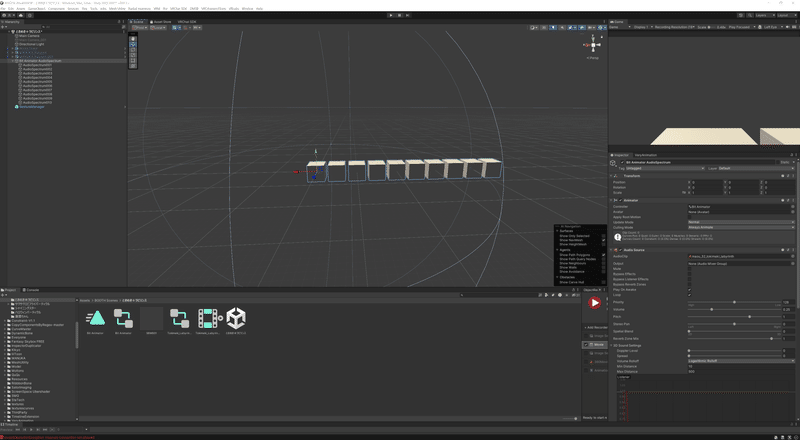 Bit Animatorでシェーダーに頼らないオーディオスペクトラム！｜真あつきatsuki