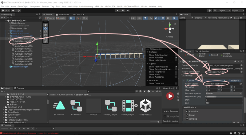 Bit Animatorでシェーダーに頼らないオーディオスペクトラム！｜真あつきatsuki