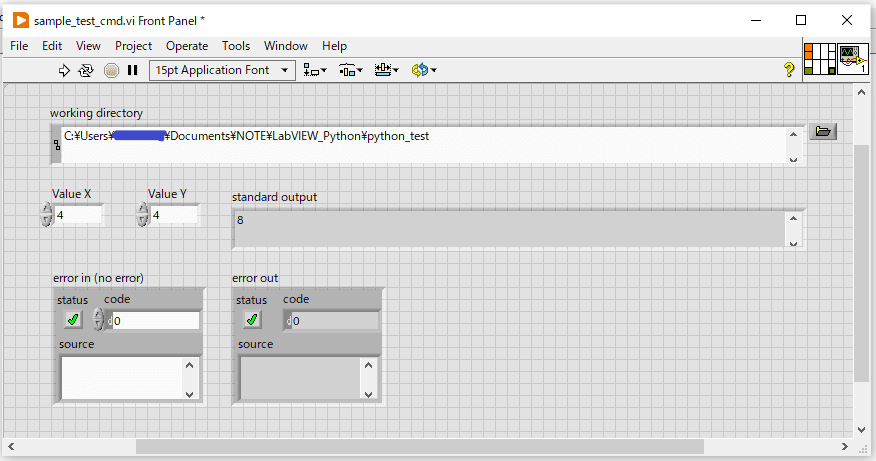 LabVIEW×Python基本 (Python node利用しないバージョン）｜D-Studio