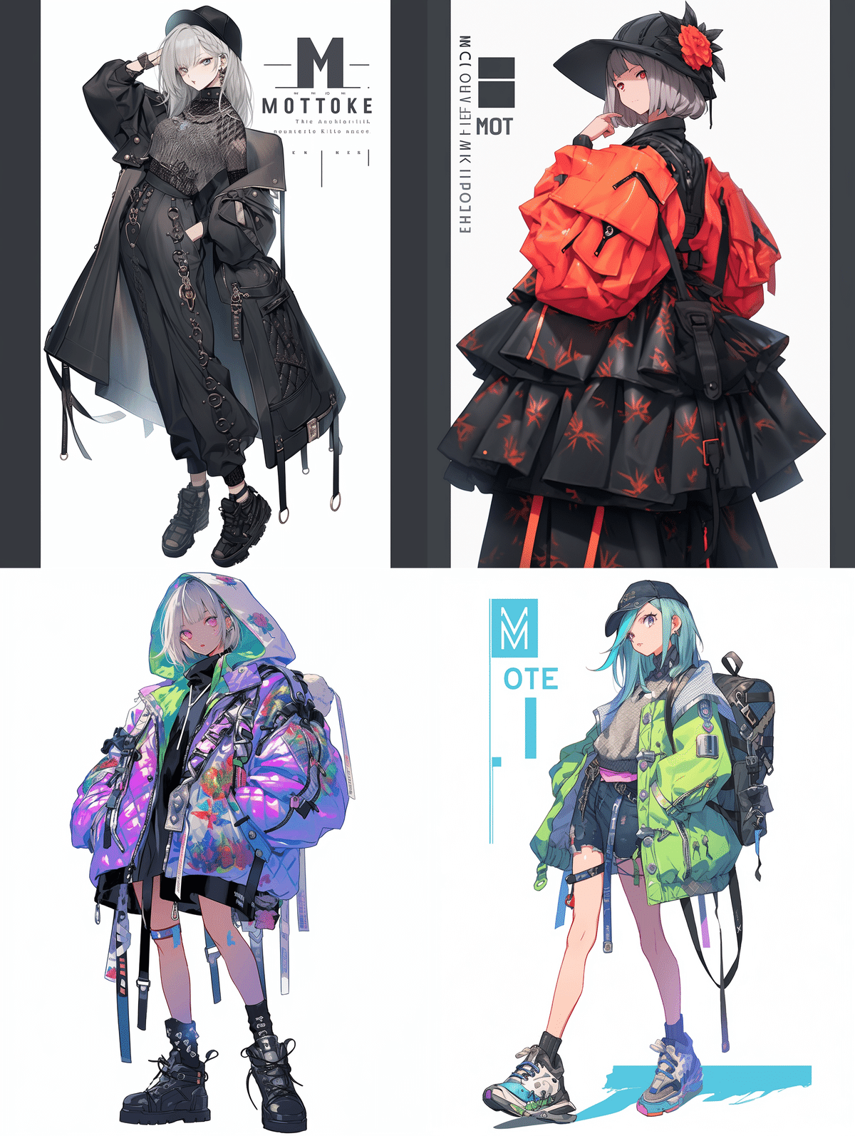 かわいいイラストに効果的なファッションワード"kei style"14種を解説【nijijourney】｜れんがもち@nijijourney