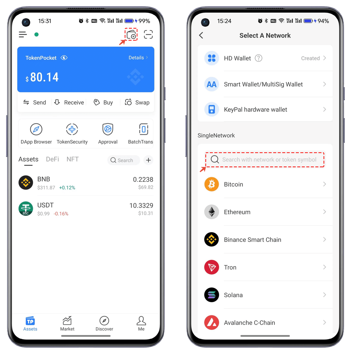 Taikoのテストネットを追加しよう！ │ ウォレットを作成/インポートする方法｜TokenPocket (トークンポケット) 公式