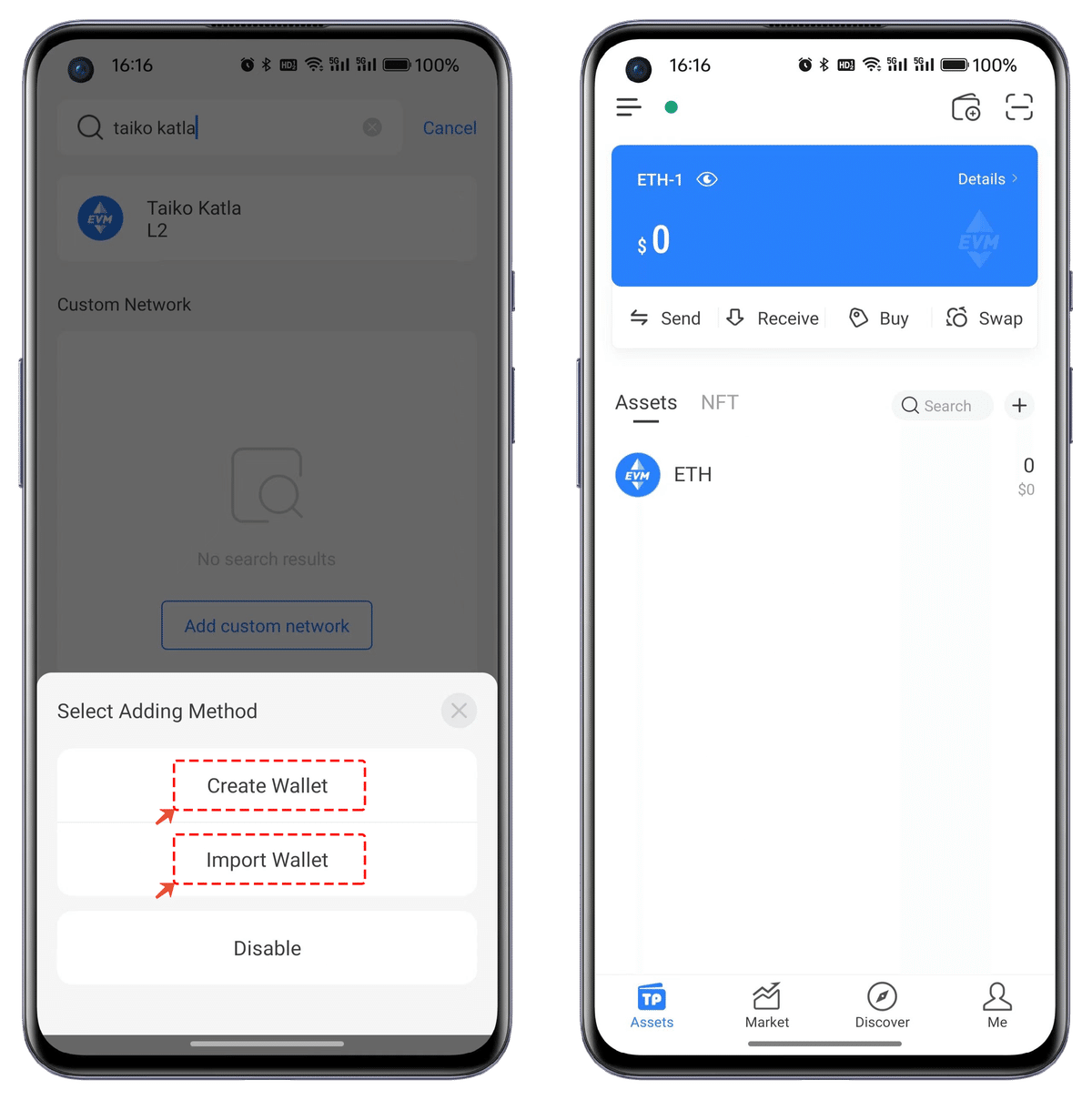 Taikoのテストネットを追加しよう！ │ ウォレットを作成/インポートする方法｜TokenPocket (トークンポケット) 公式