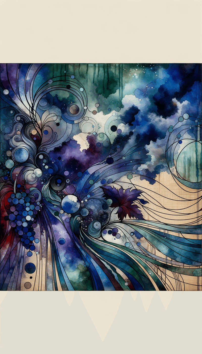 grape🍇③深い抽象表現と心｜Trgr🍵 / カラストラガラ