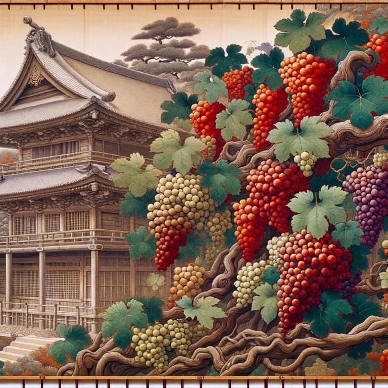 grape🍇⑨屏風絵の練習｜Trgr🍵 / カラストラガラ