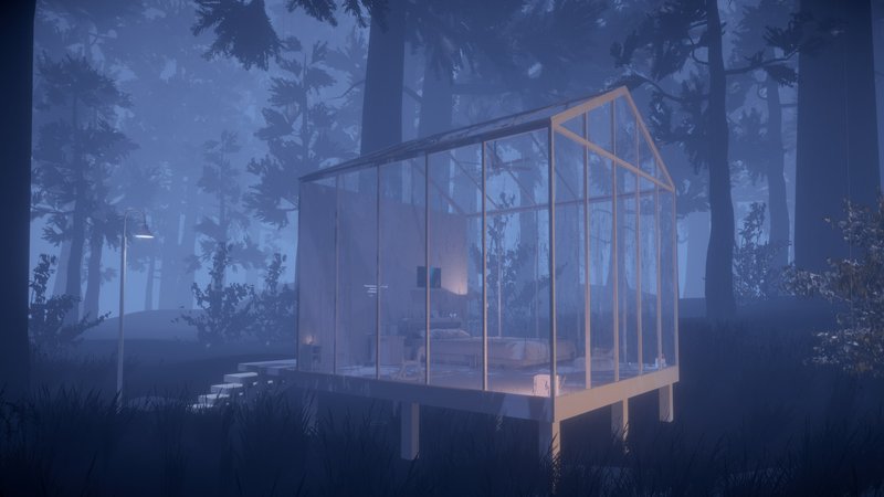 【VRChat_world】Glass Houses｜yoruyori