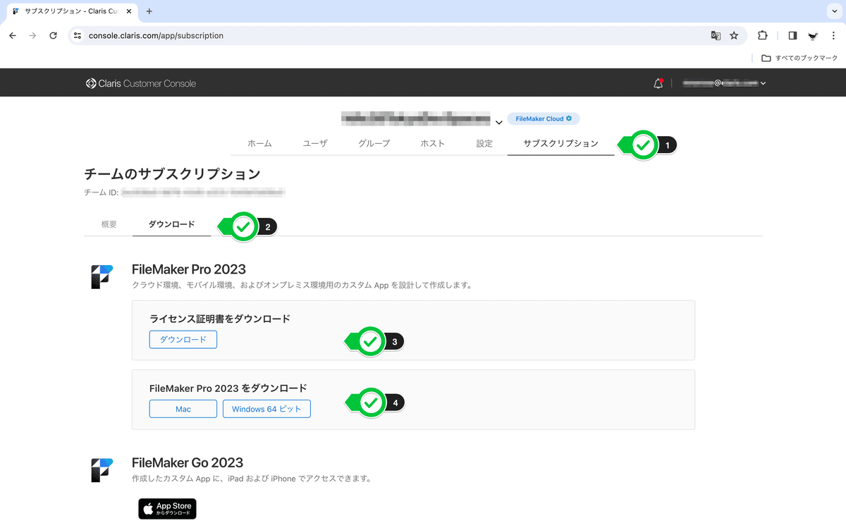 FileMaker Cloud のカスタム App が開かない?｜p388cell