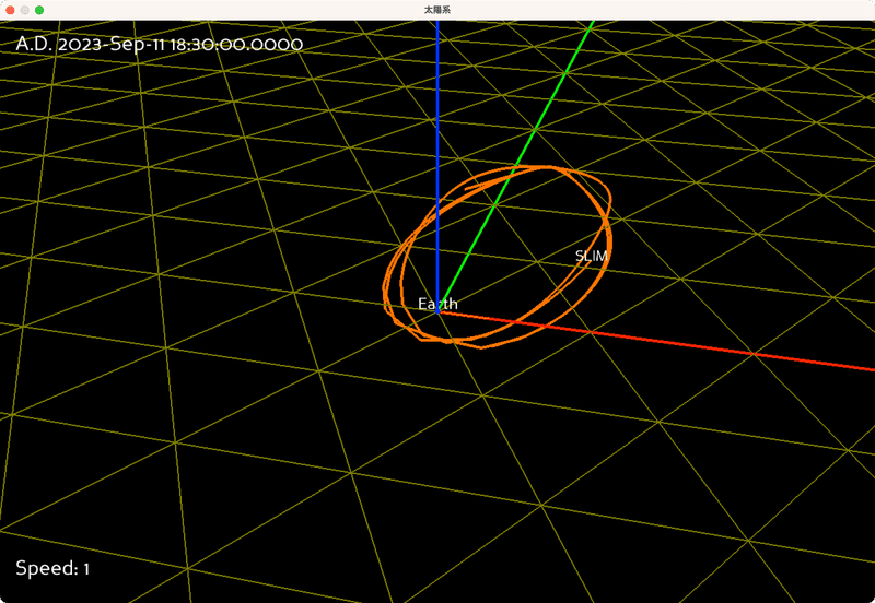 Python Panda3DライブラリでSLIMの軌跡を再現｜creativival