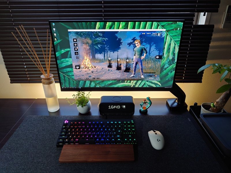 Emuのゲーマーじゃない人のゲーミングデスクツアー2024｜EmuLog＠在宅ワーク&ガジェット好き&物欲解放の備忘録