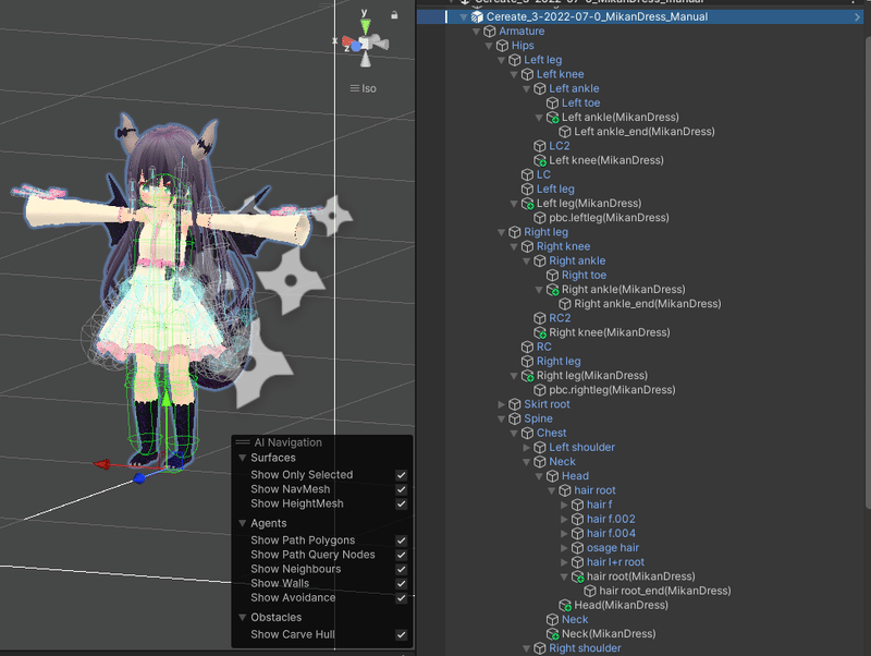 【VRChat】【Unity】かける式お着換え実装法（Modular Avatar+Avatar Optimizer+Prefab Variant+lilAvatarUtils）｜かける（×9N）