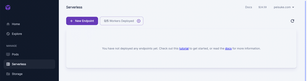 RunPodを使った独自モデルでのサーバレスGPU推論｜peisuke