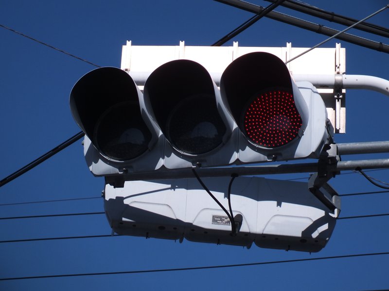 前橋市文京町四丁目、天川町、朝倉町にあるオール小糸TK2・コイトTC2と京三VAC型LED右折矢印灯、小糸おにぎり3代目網目レンズ歩灯｜光山祐弥