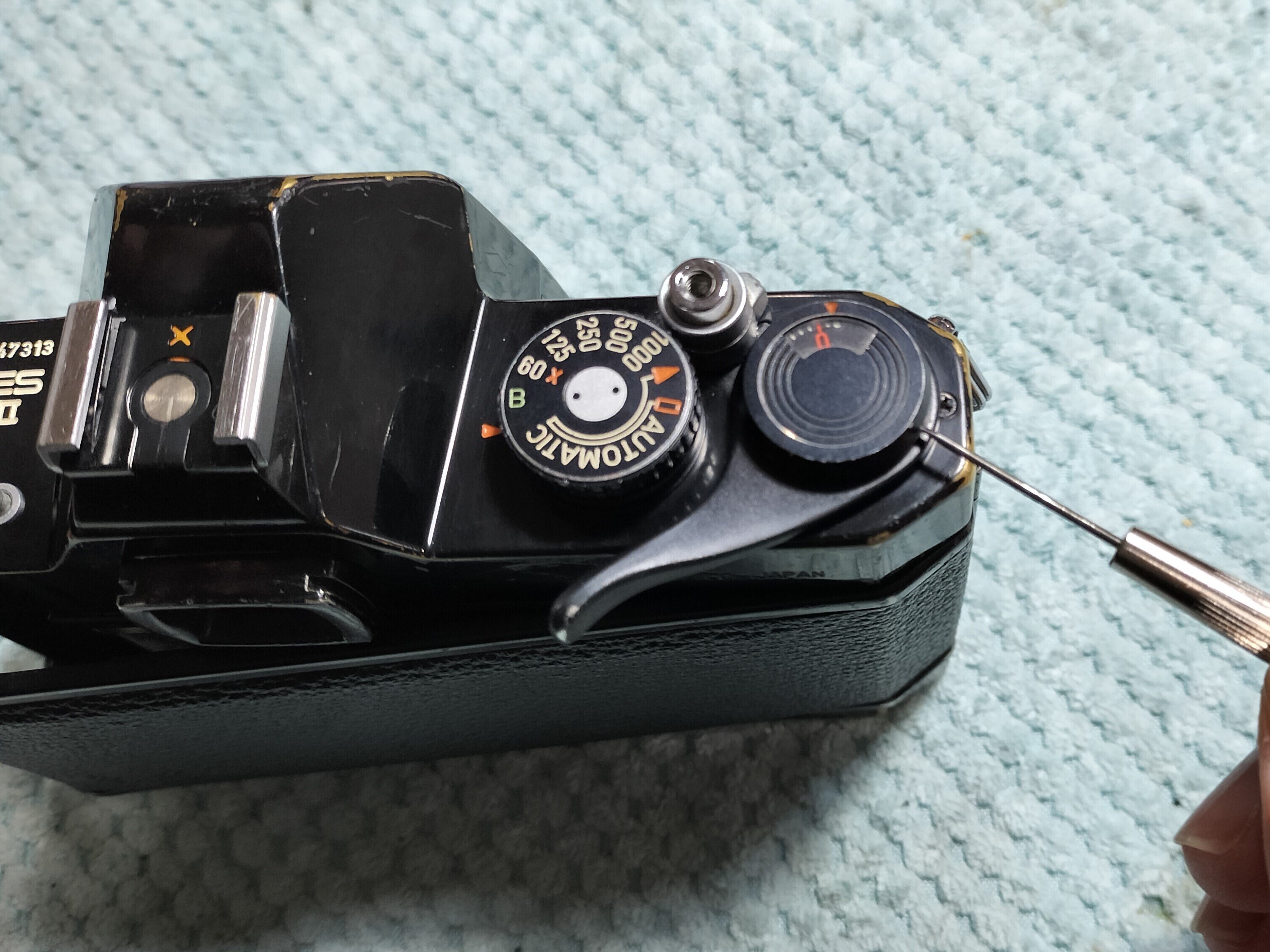 Pentax ESiiの分解|フィルムカメラ修理のアクアカメラ Pentax ESiiの分解|フィルムカメラ修理のアクアカメラ