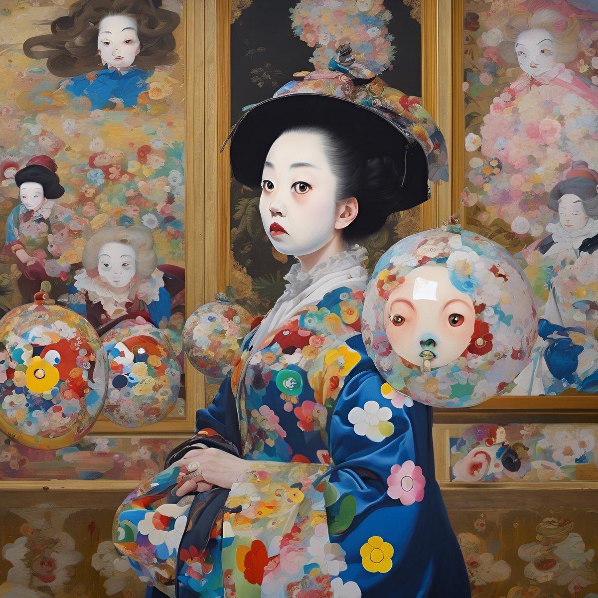 女主人と女流画家2｜Rieko NAKAMURA