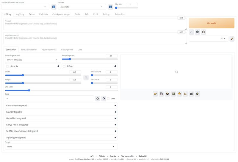 Windows PCでStable Diffusion WebUI Forgeを利用する手順｜まゆひら