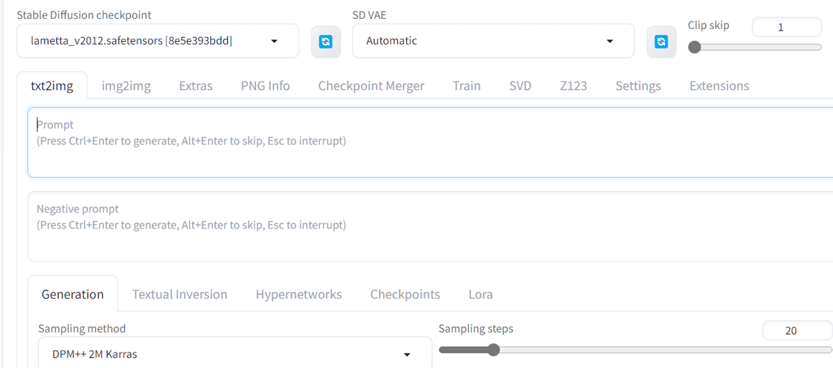 SD-webUI 「forge」をpaperspaceにインストールする方法：備忘録的なもの｜shiba*2