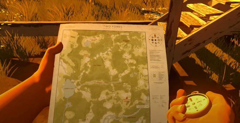 『Firewatch』中年の森林火災監視員がジュブナイル（少年期）の情景を見る｜sawsan