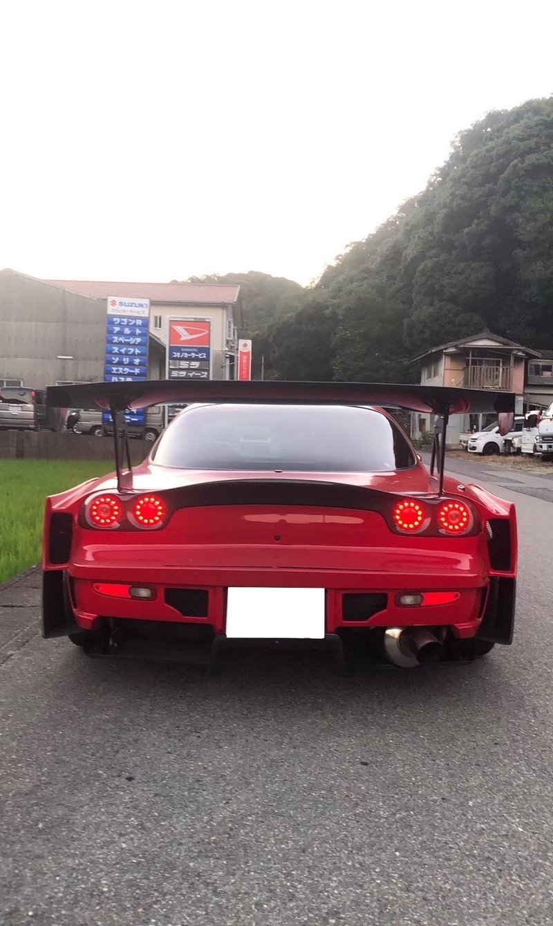 FD3S REAR LED TAIL LAMP FINISHER CF｜d1takeru