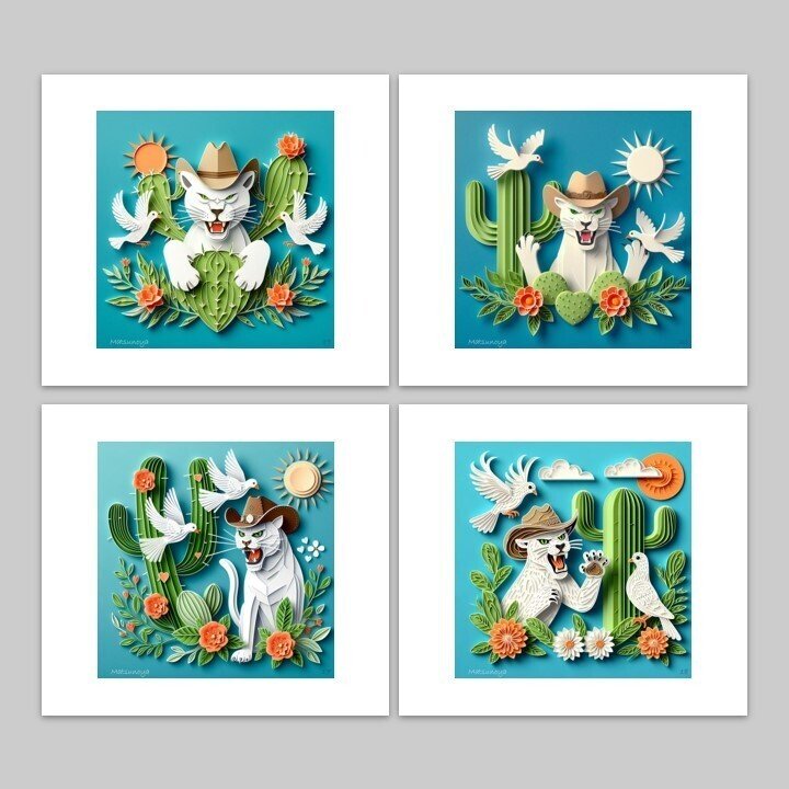 Make a White Day card with paper craft | part of all prompts (1/4 ...