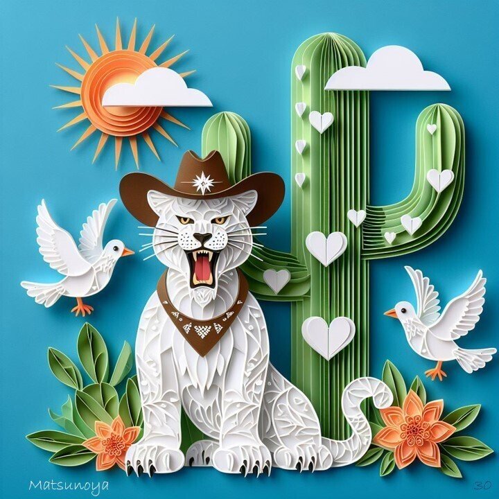 Make a White Day card with paper craft | part of all prompts (2/4 ...