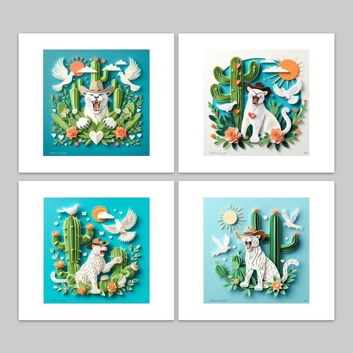 Make a White Day card with paper craft | part of all prompts (2/4 ...