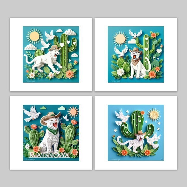 Make a White Day card with paper craft | part of all prompts (2/4 ...